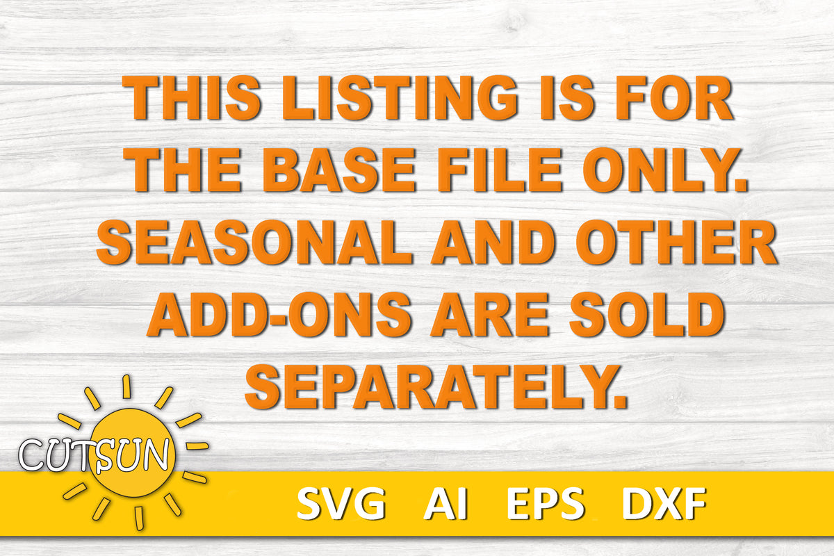 Interchangeable House and Fence set BASE SVG FILE Laser cut Shelf deco ...