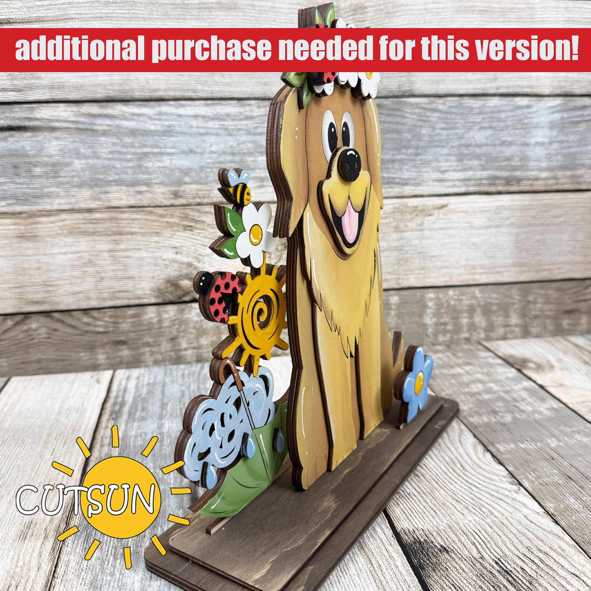 Golden Retriever Interchangeable Modular System SVG | Shelf sitter SVG ...