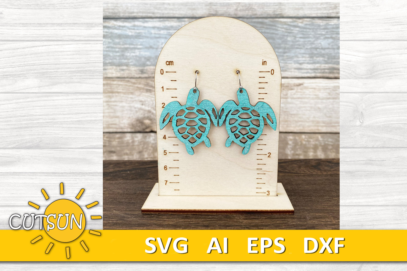 Sea turtle Earring SVG Cute Turtle Earrings Svg Laser Jewelry Dangle E ...