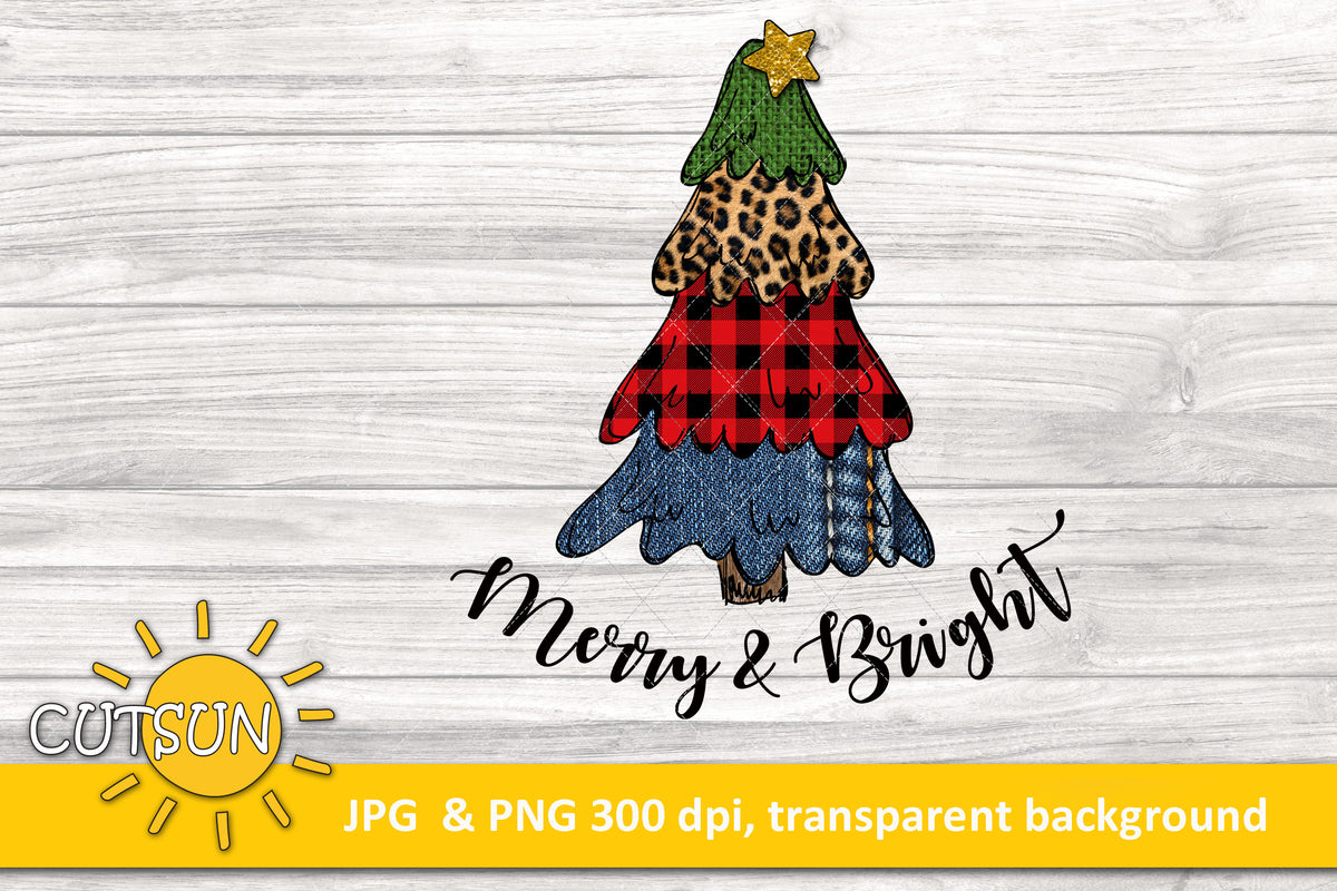 Christmas tree sublimation - hand drawn sublimation design – Cutsunsvg