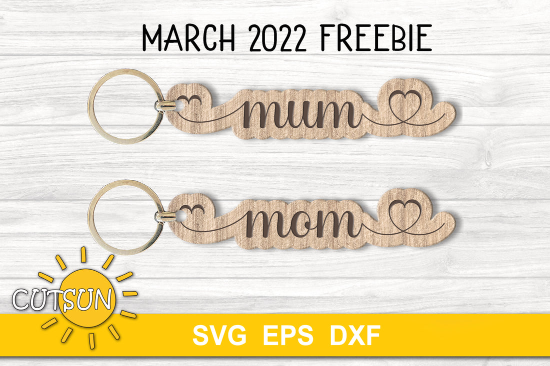 Mom Keychain free SVG | Mum Keychain free SVG – Cutsunsvg