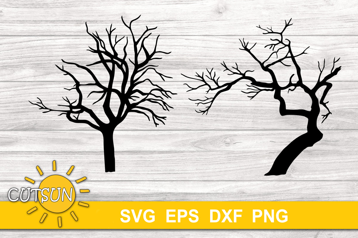 Spooky Trees SVG Bundle of 10 hand drawn designs – Cutsunsvg